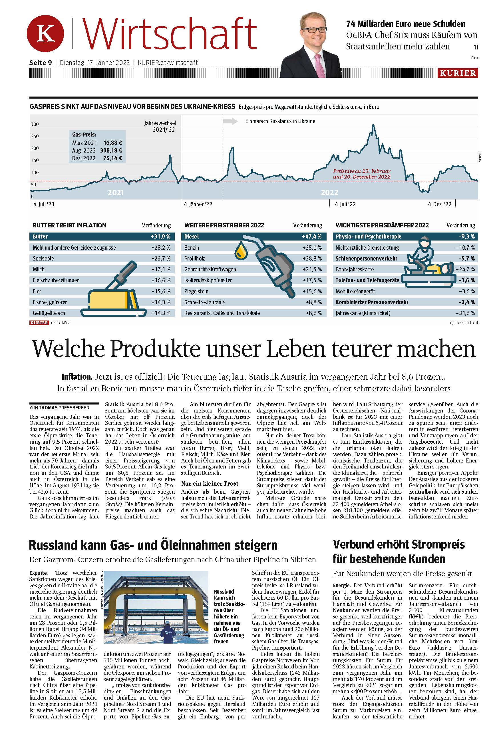 Medien / KURIER Gesamt / Wirtschaft | www.kurieranzeigen.at